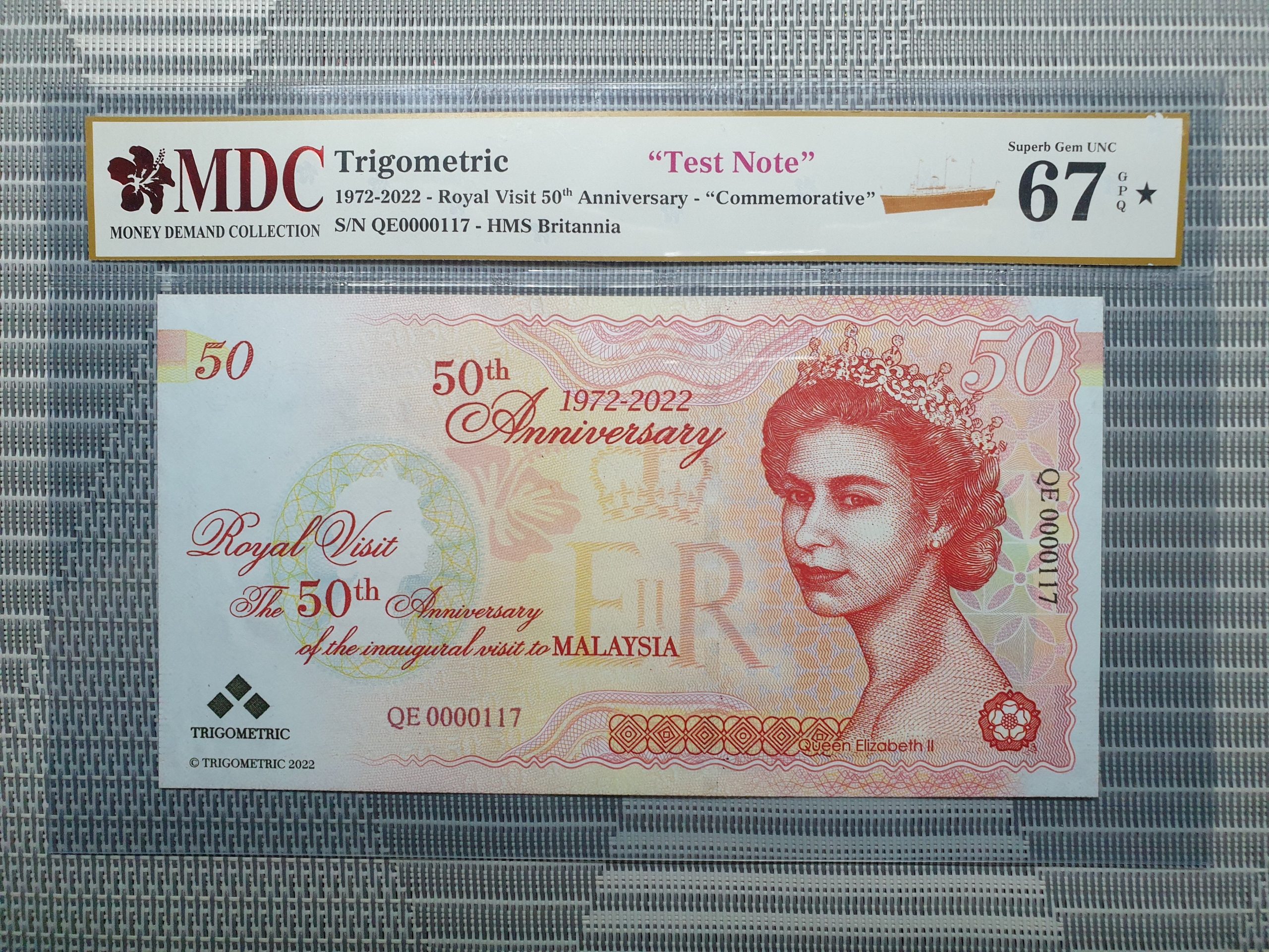 1972-2022 Trigometric , 50th Anniversary - "Commemorative" 《 MDC Graded ...