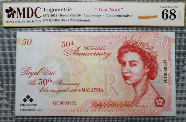 1972-2022 Trigometric , 50th Anniversary - "Commemorative" 《 MDC Graded ...