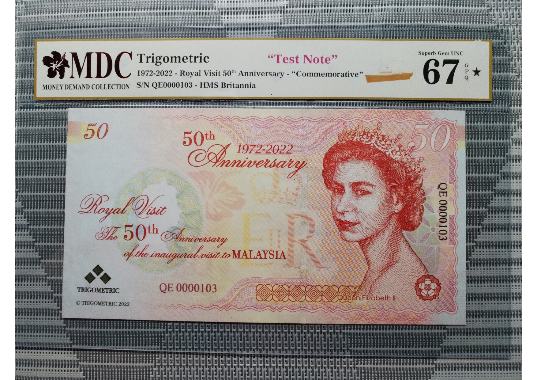 1972-2022 Trigometric , 50th Anniversary - "Commemorative" 《 MDC Graded ...