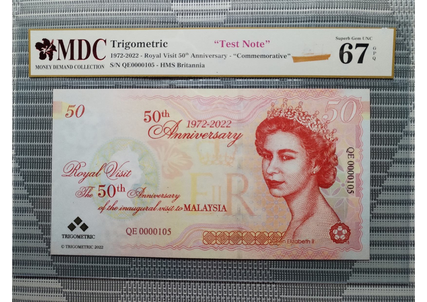 1972-2022 Trigometric , 50th Anniversary - "Commemorative" 《 MDC Graded ...