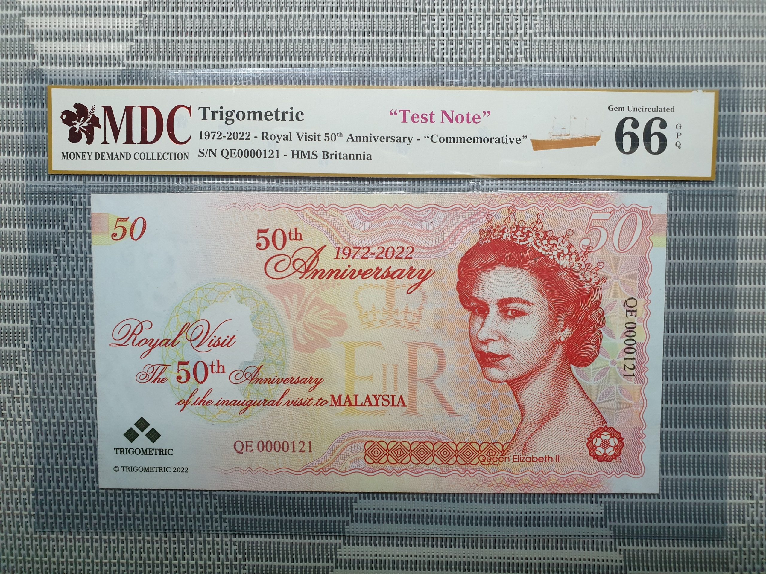 1972-2022 Trigometric , 50th Anniversary - "Commemorative" 《 MDC Graded ...