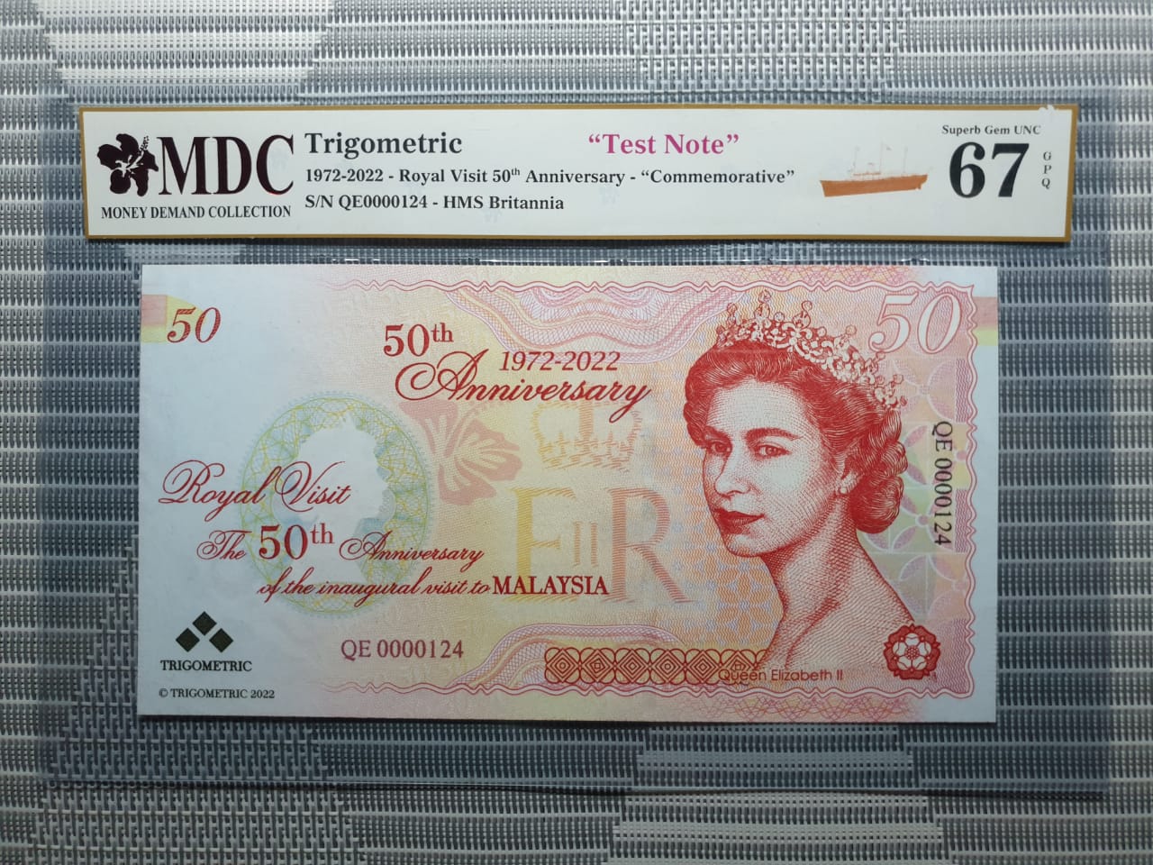 1972-2022 Trigometric , 50th Anniversary - "Commemorative" 《 MDC Graded ...