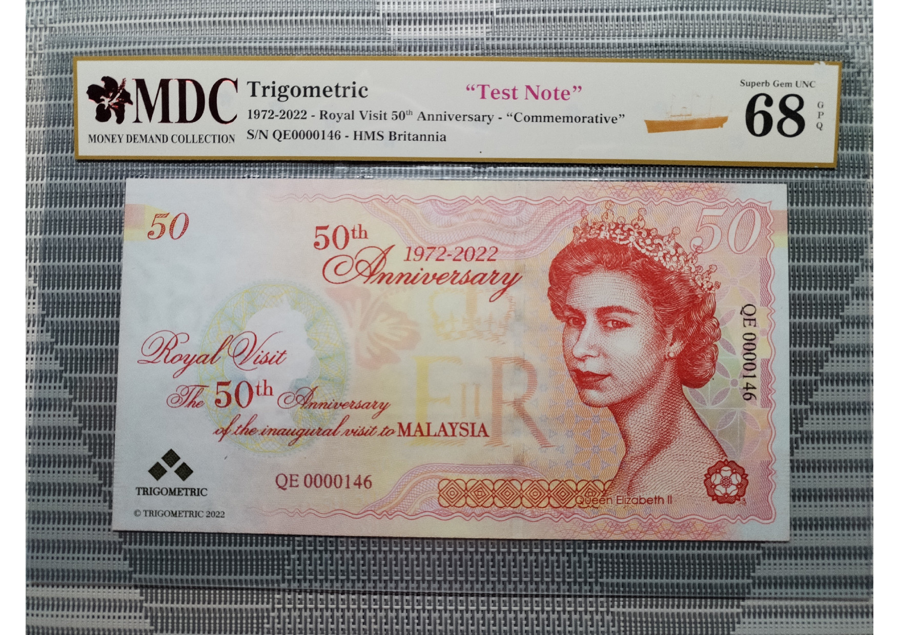 1972-2022 Trigometric , 50th Anniversary - "Commemorative" 《 MDC Graded ...