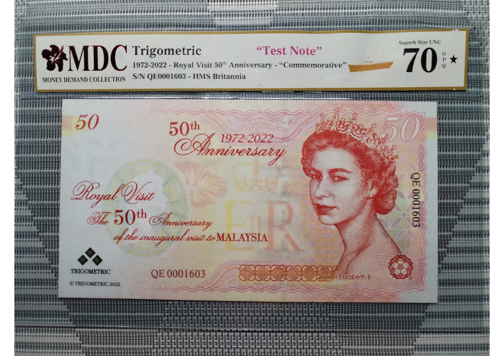 1972-2022 Trigometric , 50th Anniversary - "Commemorative" 《 MDC Graded ...