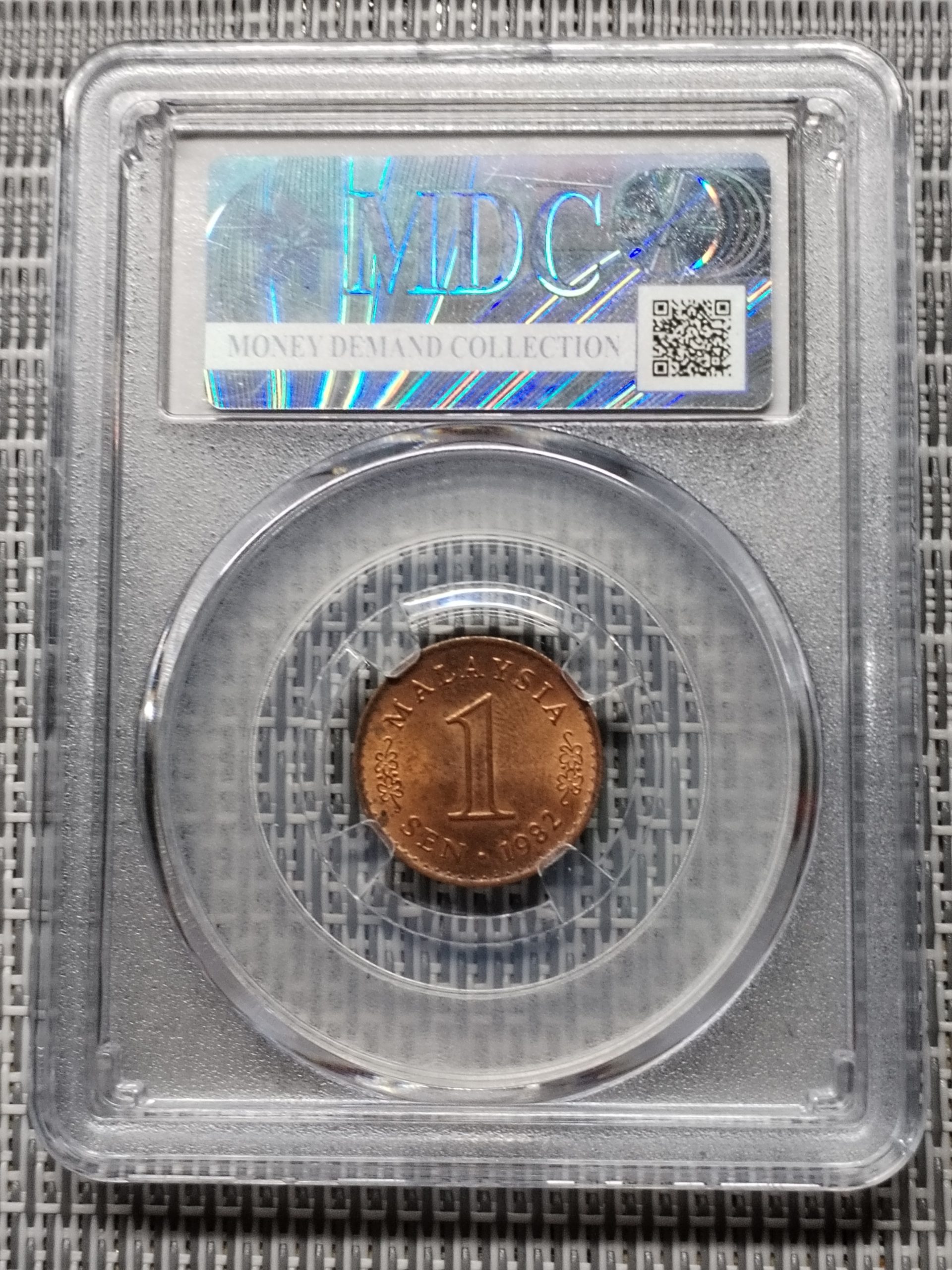 1982 Malaysia 1c "Parlimen" 《 MDC Graded MS 65 RB 》 - Money Demand ...