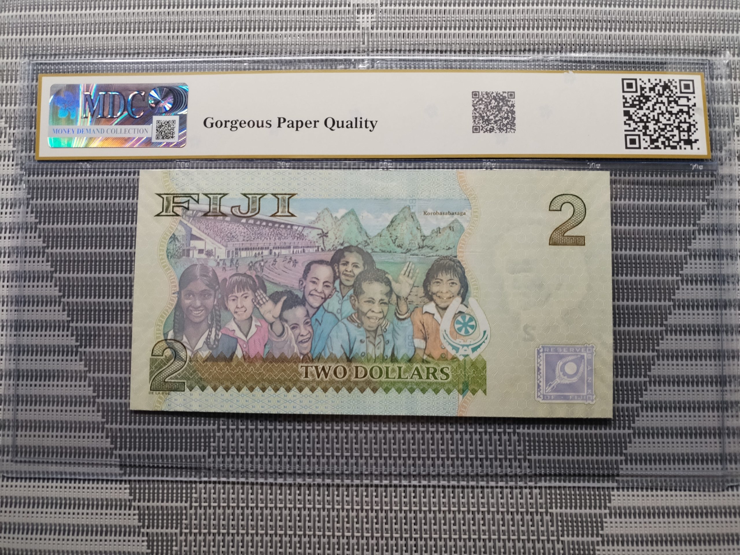 2007, Fiji, Reserve Bank 2 Dollars《 MDC Graded 64 GPQ 》 - Money Demand ...