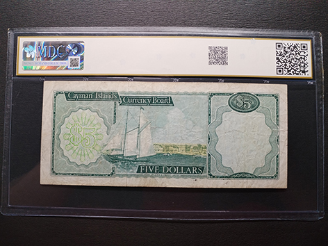 1974 Cayman Islands 5 Dollars - Money Demand Collection